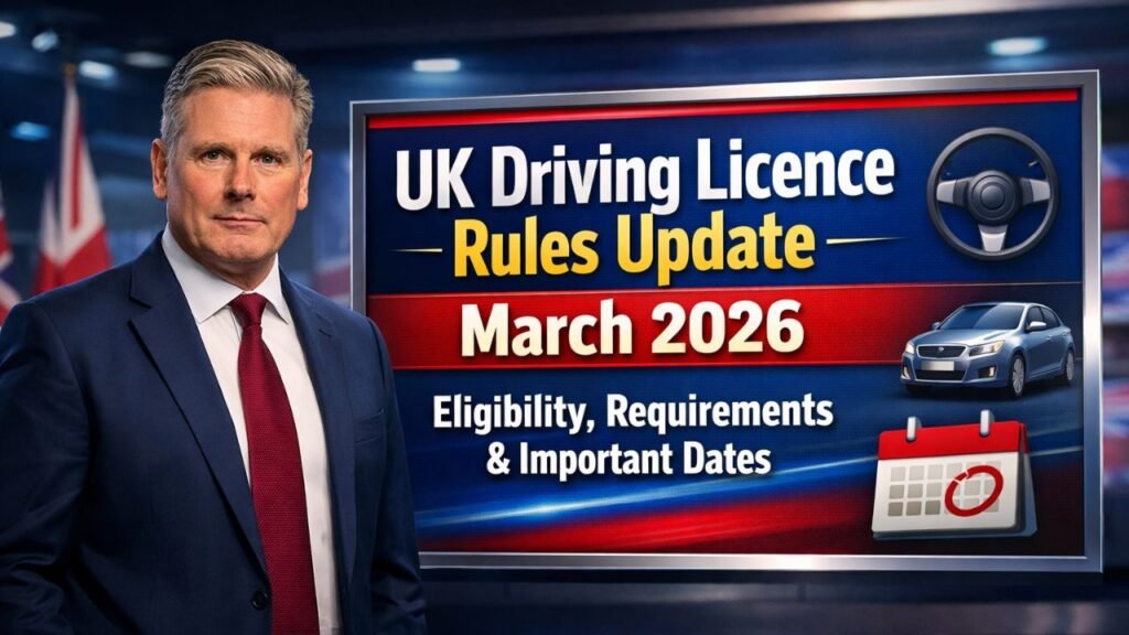UK Driving Licence Rules Update March 2026: Eligibility, Requirements ...